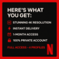 Cheap Netflix Accounts with Subscription | Eldorado.gg