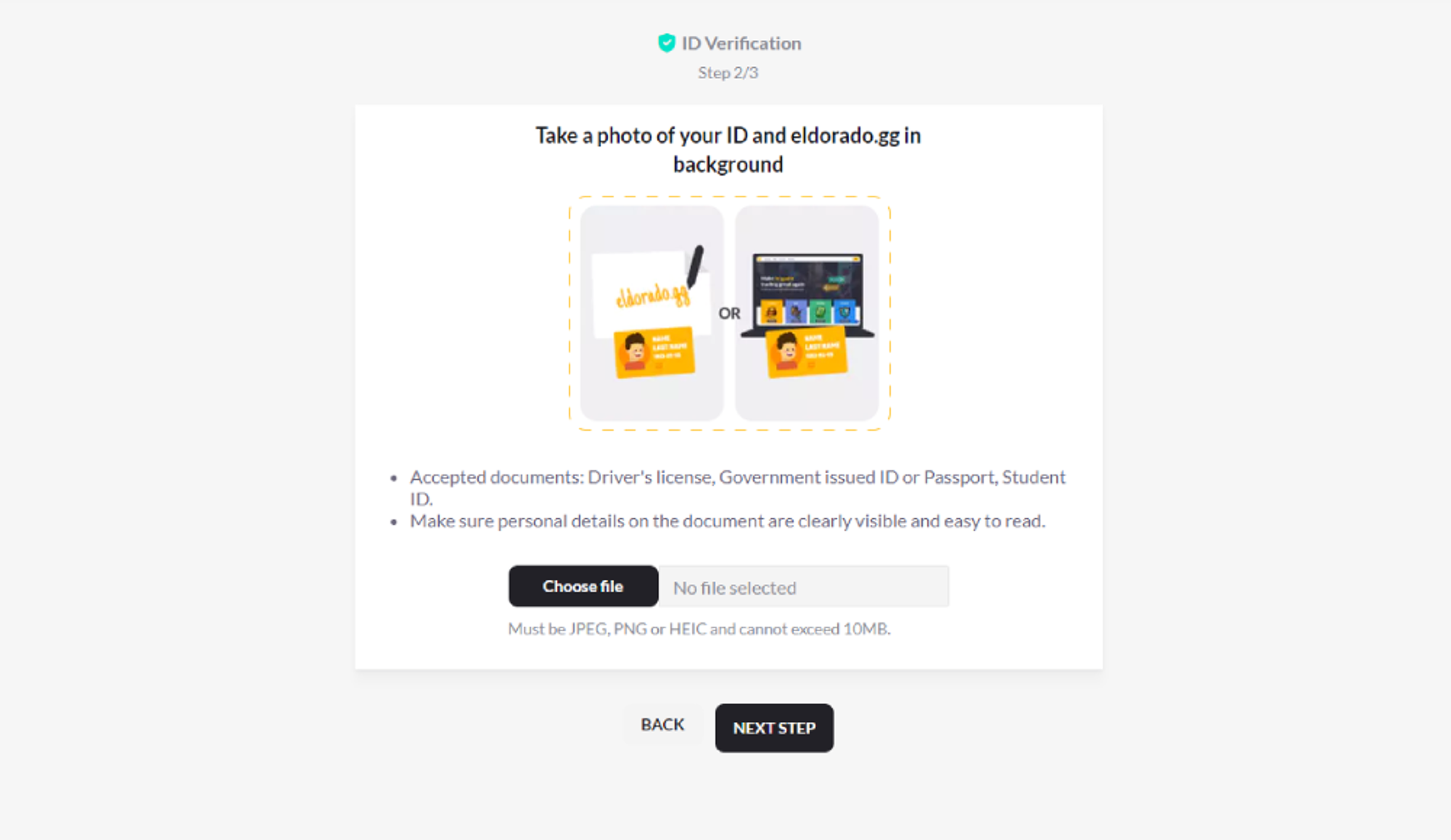 Why is ID Verification Needed on Eldorado?