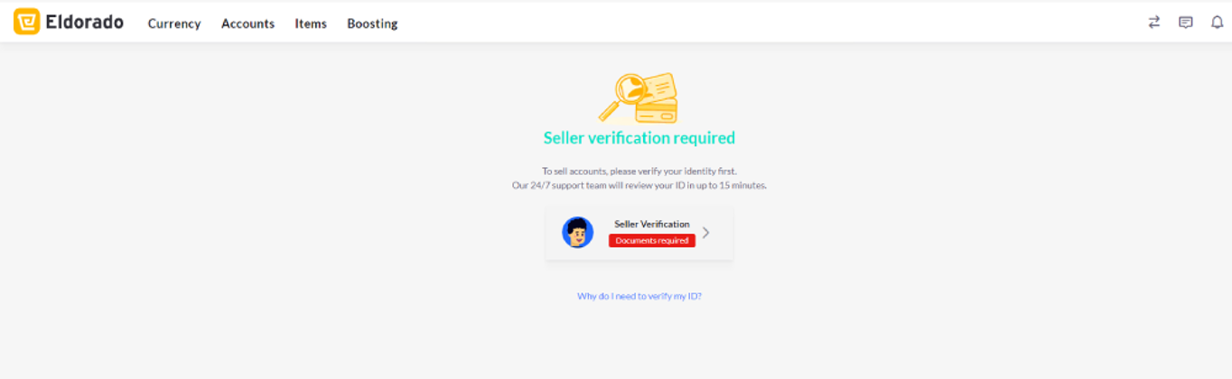 Why is ID Verification Needed on Eldorado?